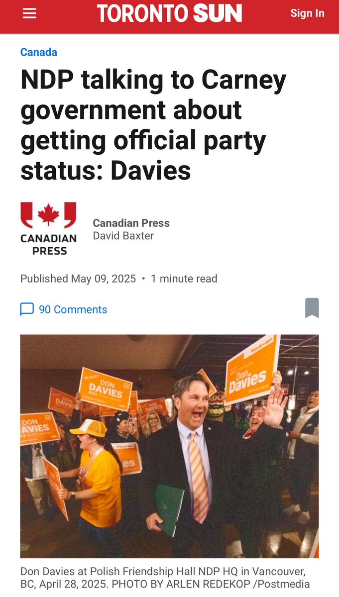 NDP Interim Leader Don Davies Seeks Official Party Status in Talks With ...