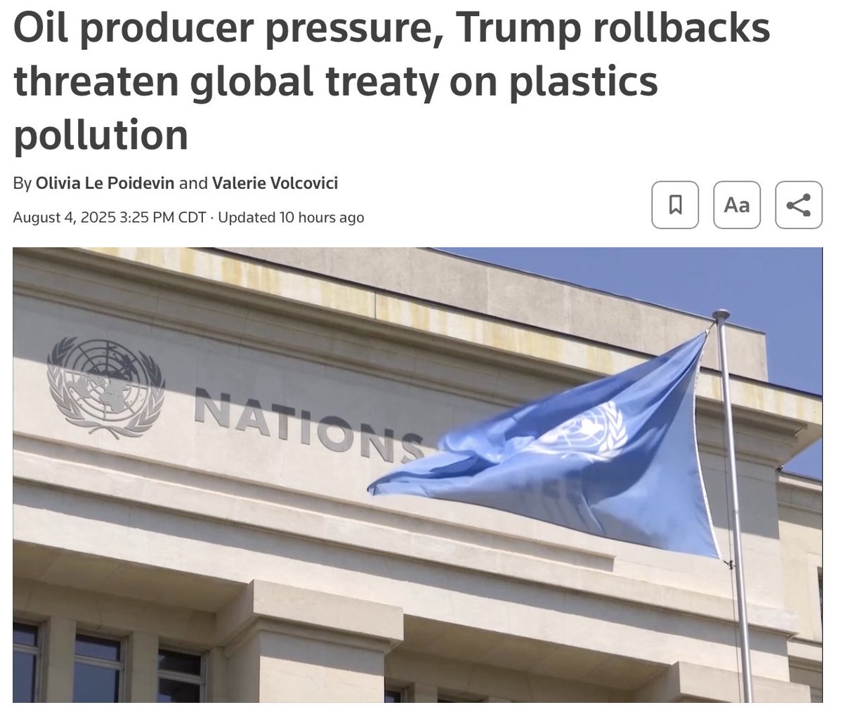 Nearly 180 Countries Resume Global Plastic Treaty Talks in Geneva Amid ...