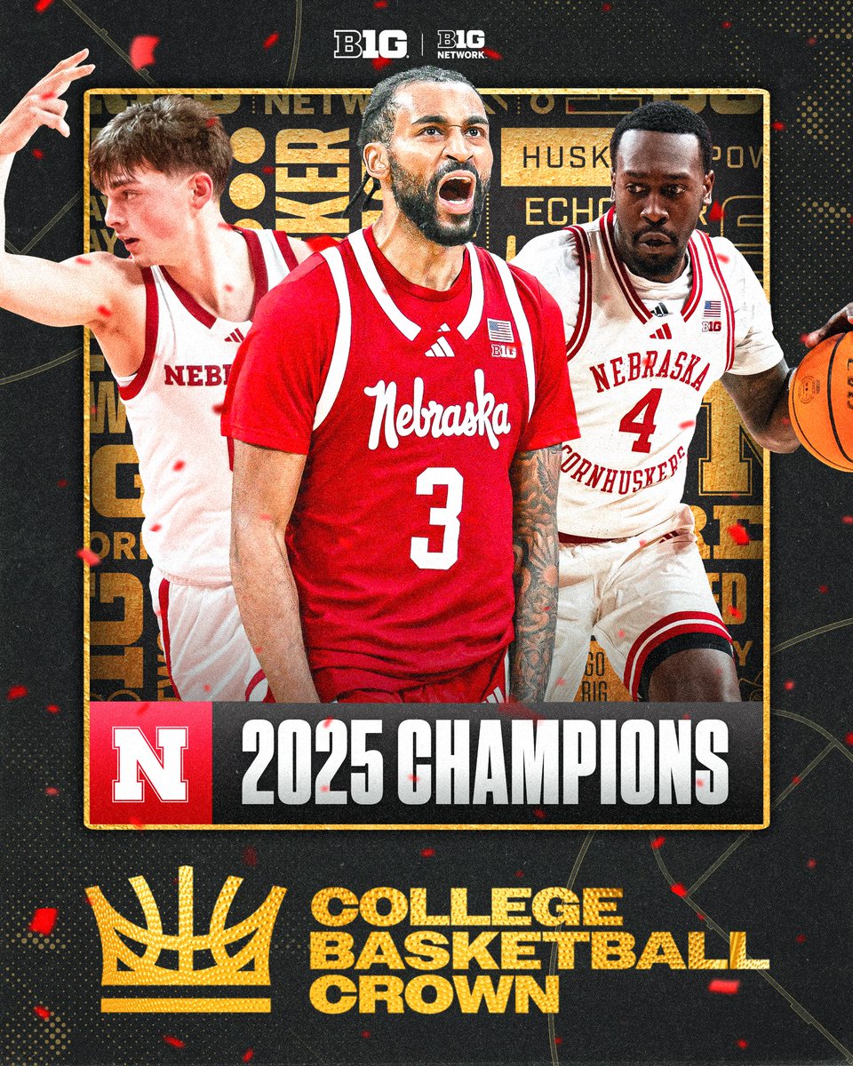Nebraska Claims First Title Since 1996, Wins College Basketball Crown ...
