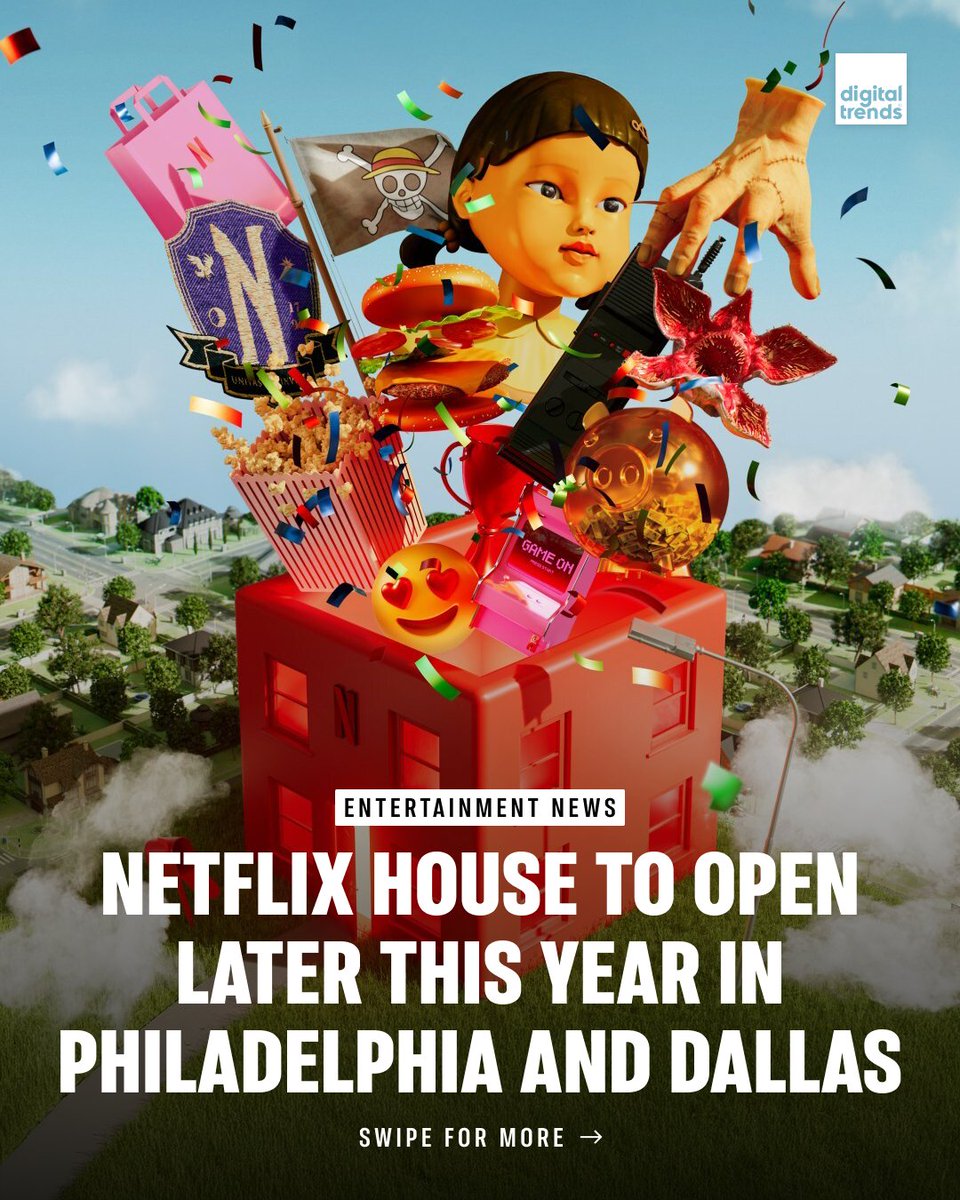 Netflix to Open 100,000-Sq-Ft Netflix House Venues Featuring Stranger ...