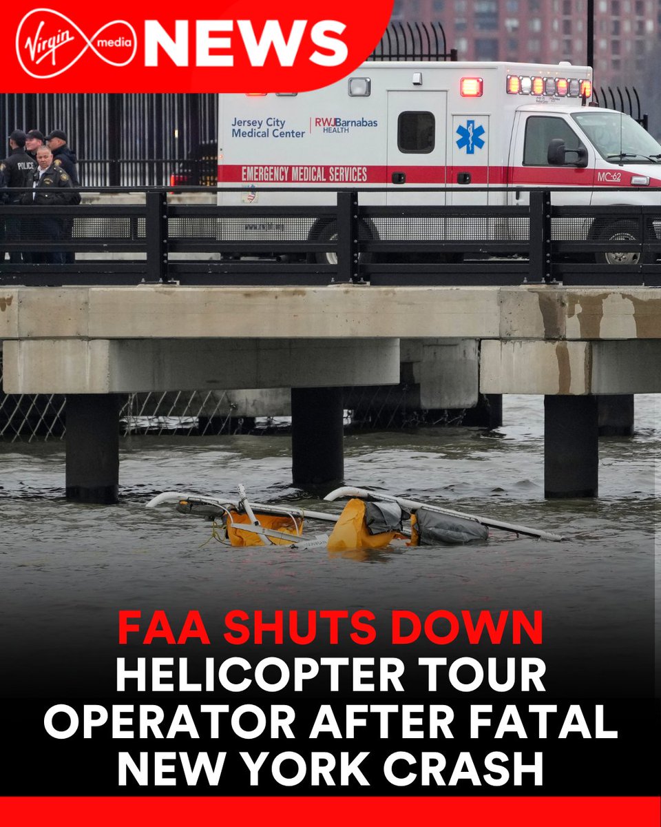 New York Helicopter Tours Ceases Operations After Fatal Crash, FAA Says ...