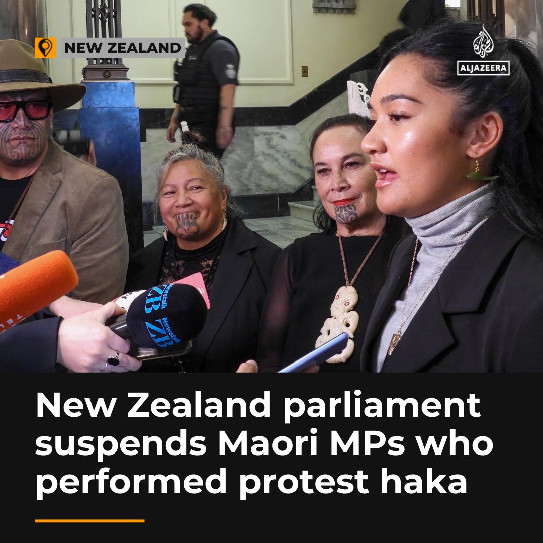 New Zealand Parliament Suspends Three Māori MPs, Including 22-Year-Old ...