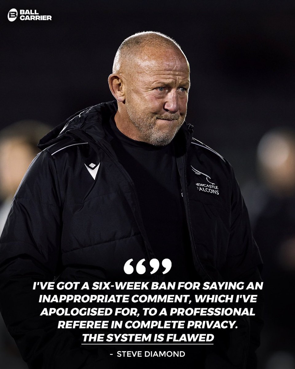 Newcastle Falcons Director Steve Diamond Banned Six Weeks for Abusive ...