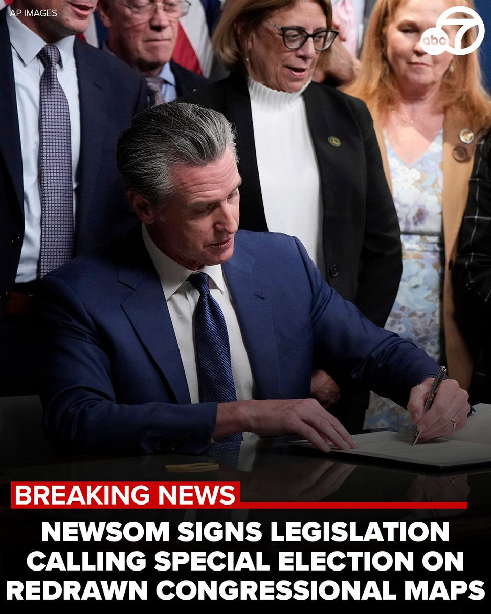 Newsom Puts Democratic House Map on November Ballot After California ...