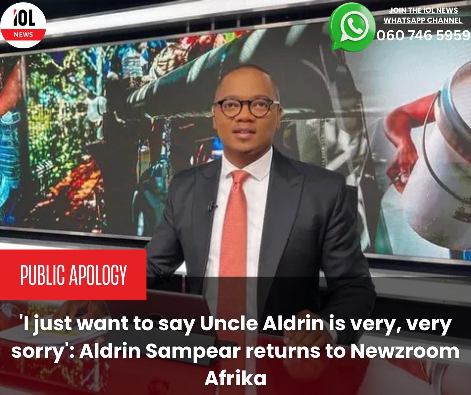 Newzroom Afrika Anchor Aldrin Sampear Returns After April Road Rage ...