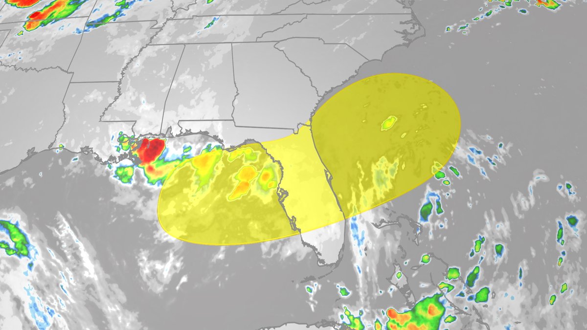 NHC Monitors Invest 93L Near Florida With 60% Chance of Tropical ...