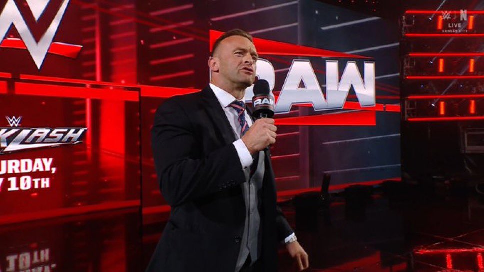 Nick Aldis Announces Pat McAfee vs Gunther at WWE Backlash After ...