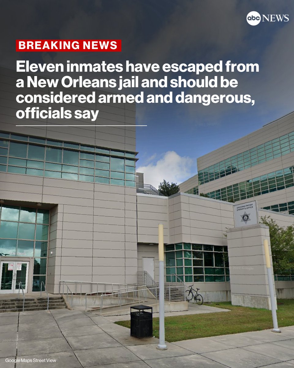 Nine Inmates at Large After 11 Escape New Orleans Jail; Two Recaptured ...