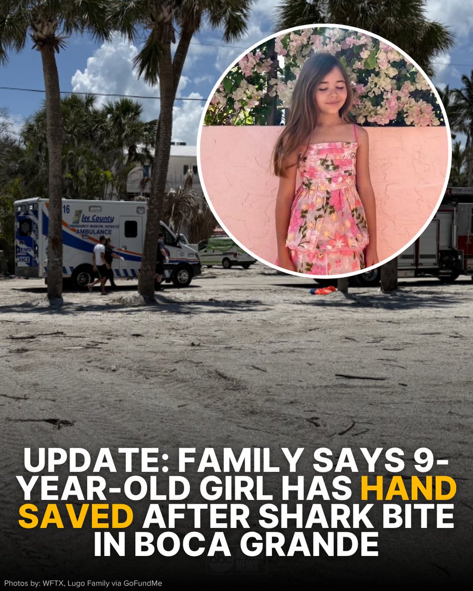 Nine-Year-Old Leah Lendel Survives Boca Grande Shark Attack, Hand ...