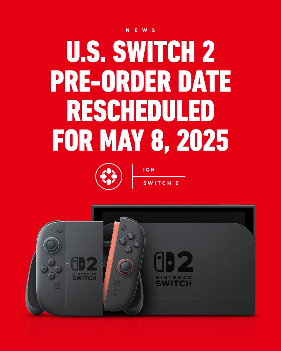 Nintendo Delays Switch 2 Pre-Orders in US and Canada, Aims for 10 ...