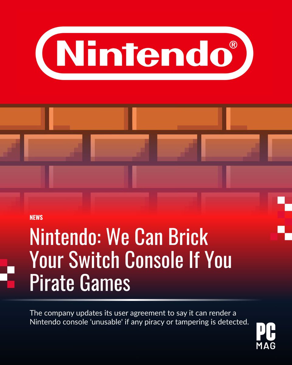 Nintendo Updates User Agreement to Allow Bricking of Switch and Switch ...