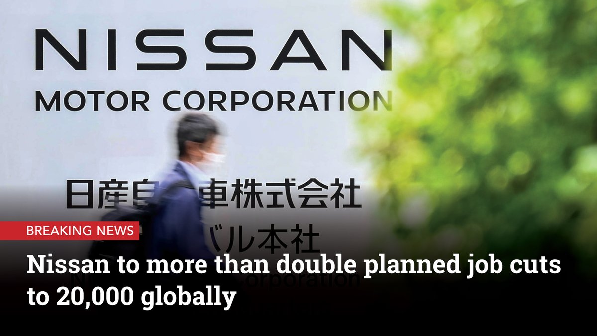 Nissan to Eliminate 20,000 Jobs—15% of Global Workforce—to Stem Losses ...