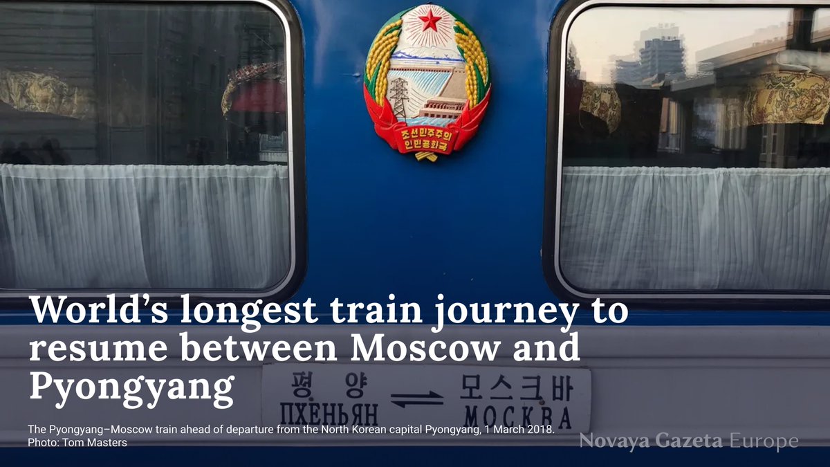 North Korea-Russia Passenger Train Resumes 8-Day, 10,000 km Route ...