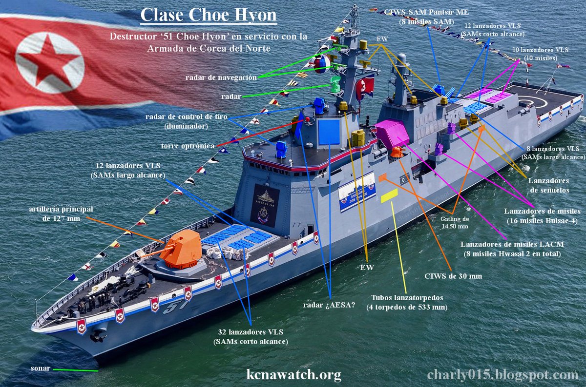 North Korea Uprights 5,000-Ton Choe Hyun-Class Destroyer After May 21 ...
