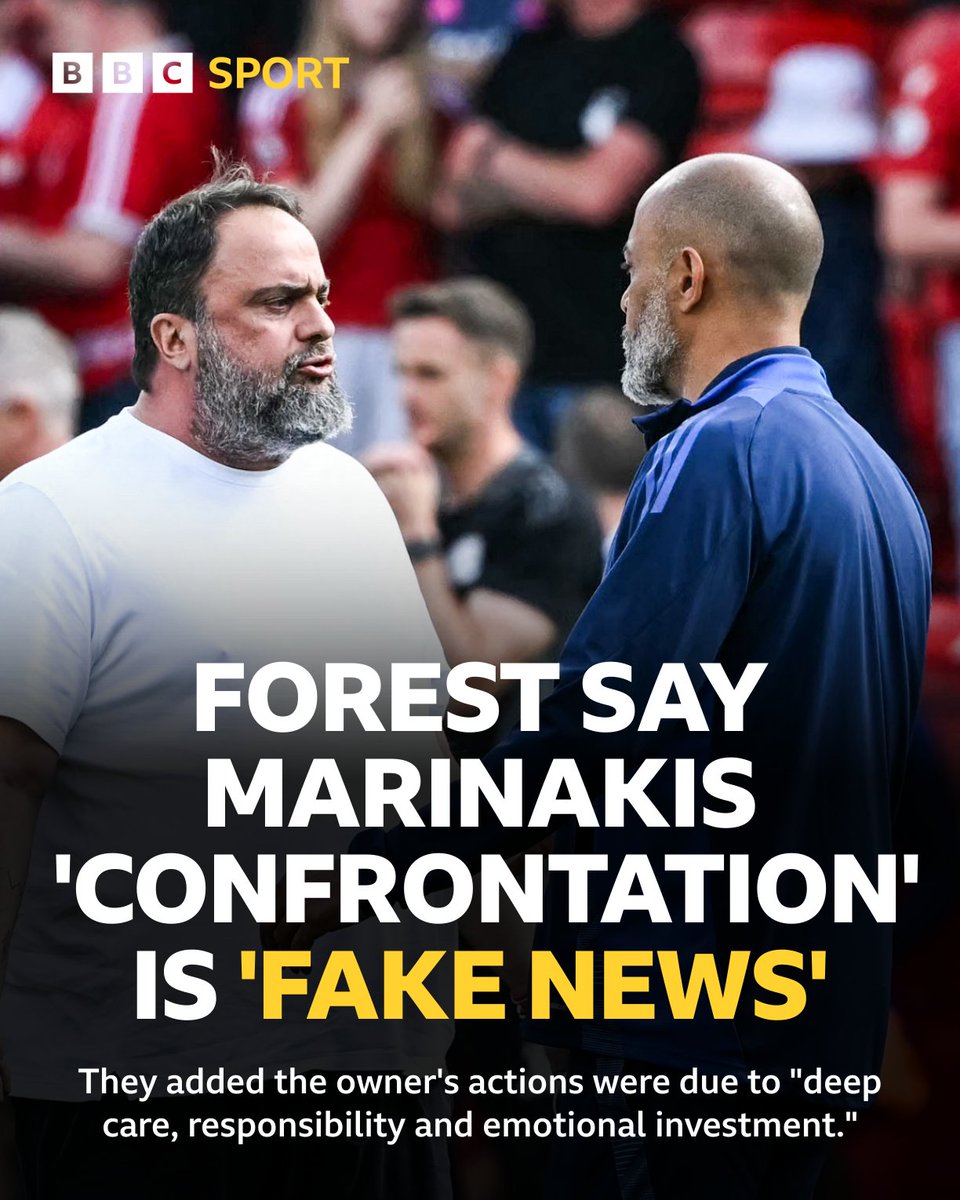 Nottingham Forest Owner Evangelos Marinakis Clashes with Nuno Espirito ...