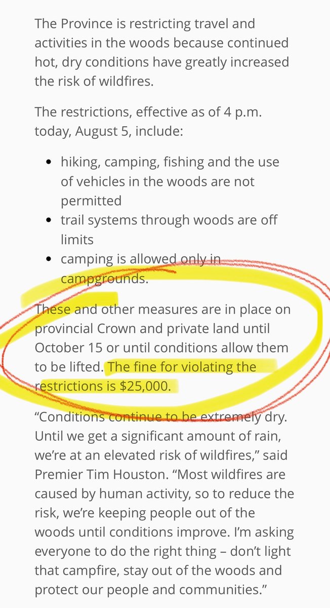 Nova Scotia Hiking Ban Includes Burn Bans, $28,872 Veteran Fine Amid ...