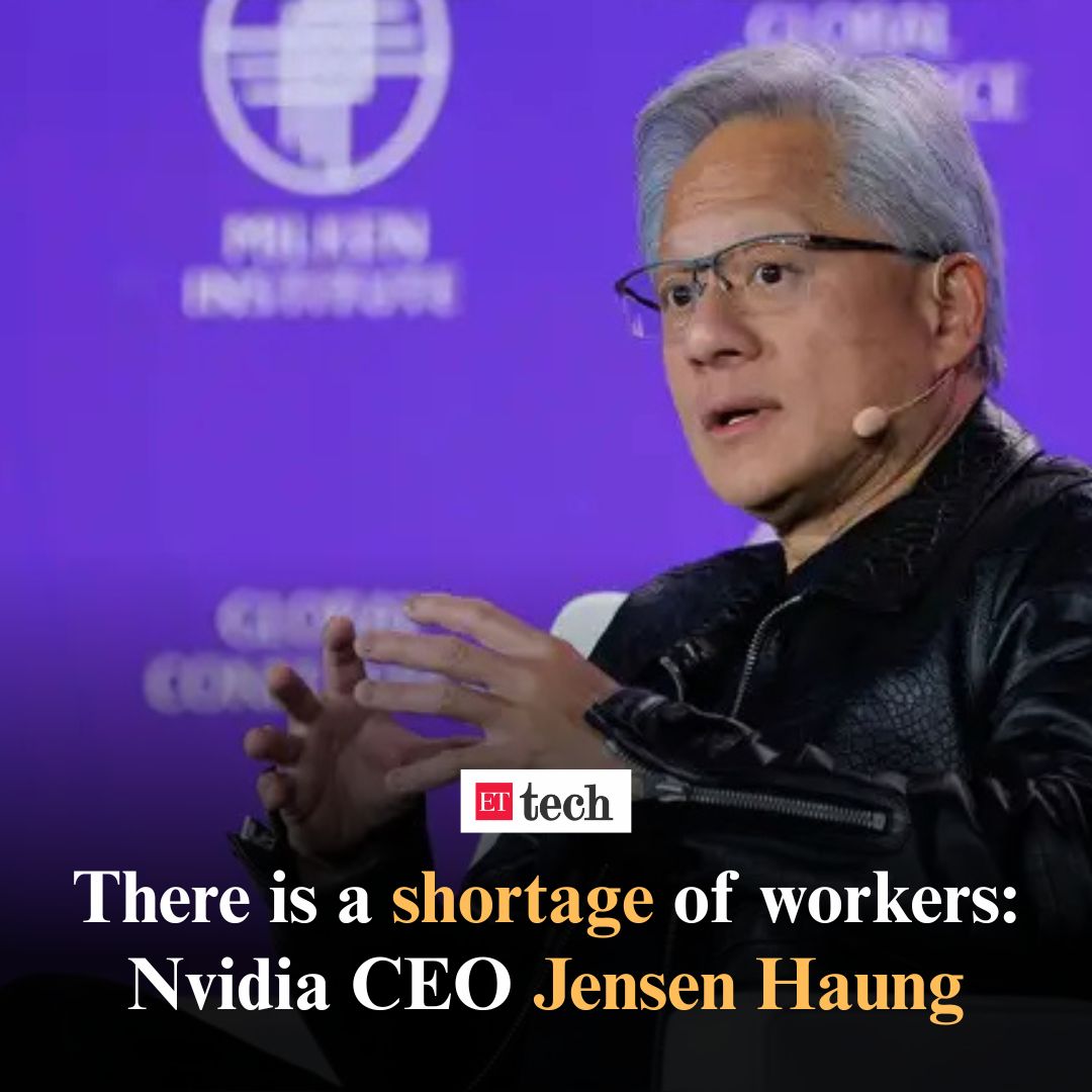 Nvidia CEO Jensen Huang Highlights Worker Shortage, AI Impact; To ...