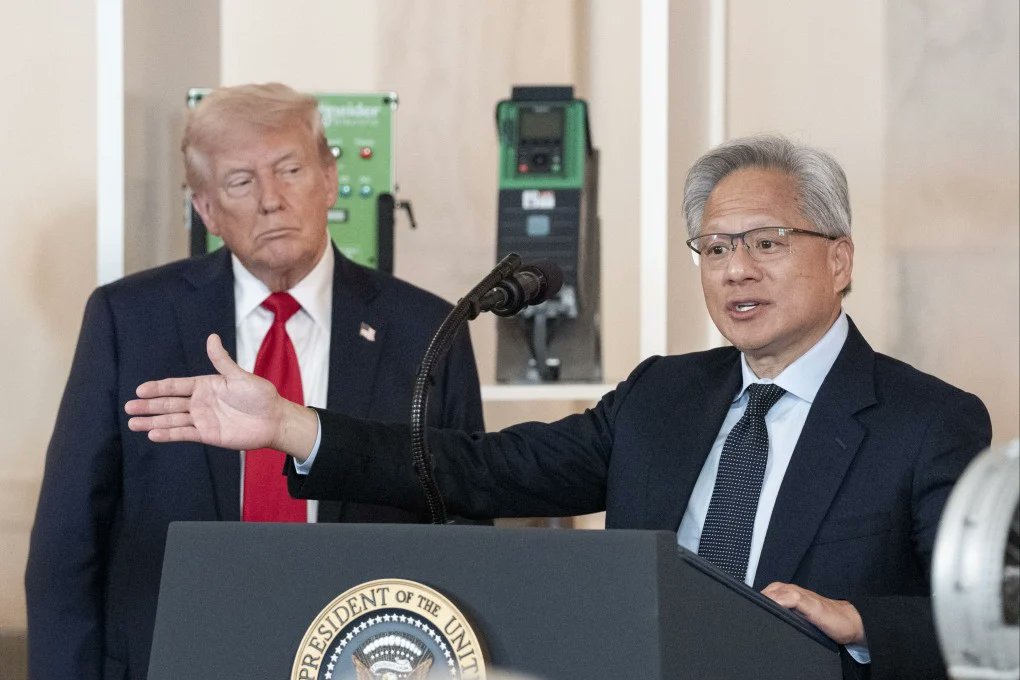 Nvidia CEO Jensen Huang Meets President Trump at White House on August 6 Ahead of Semiconductor ...
