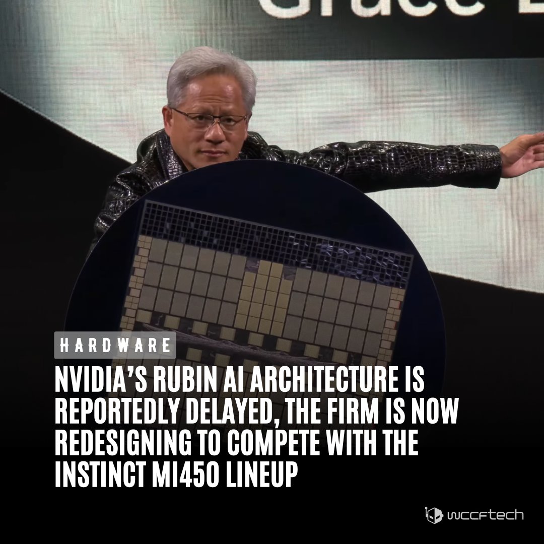 Nvidia Reportedly Delays Rubin AI Chip to Late 2025 to Compete With AMD ...