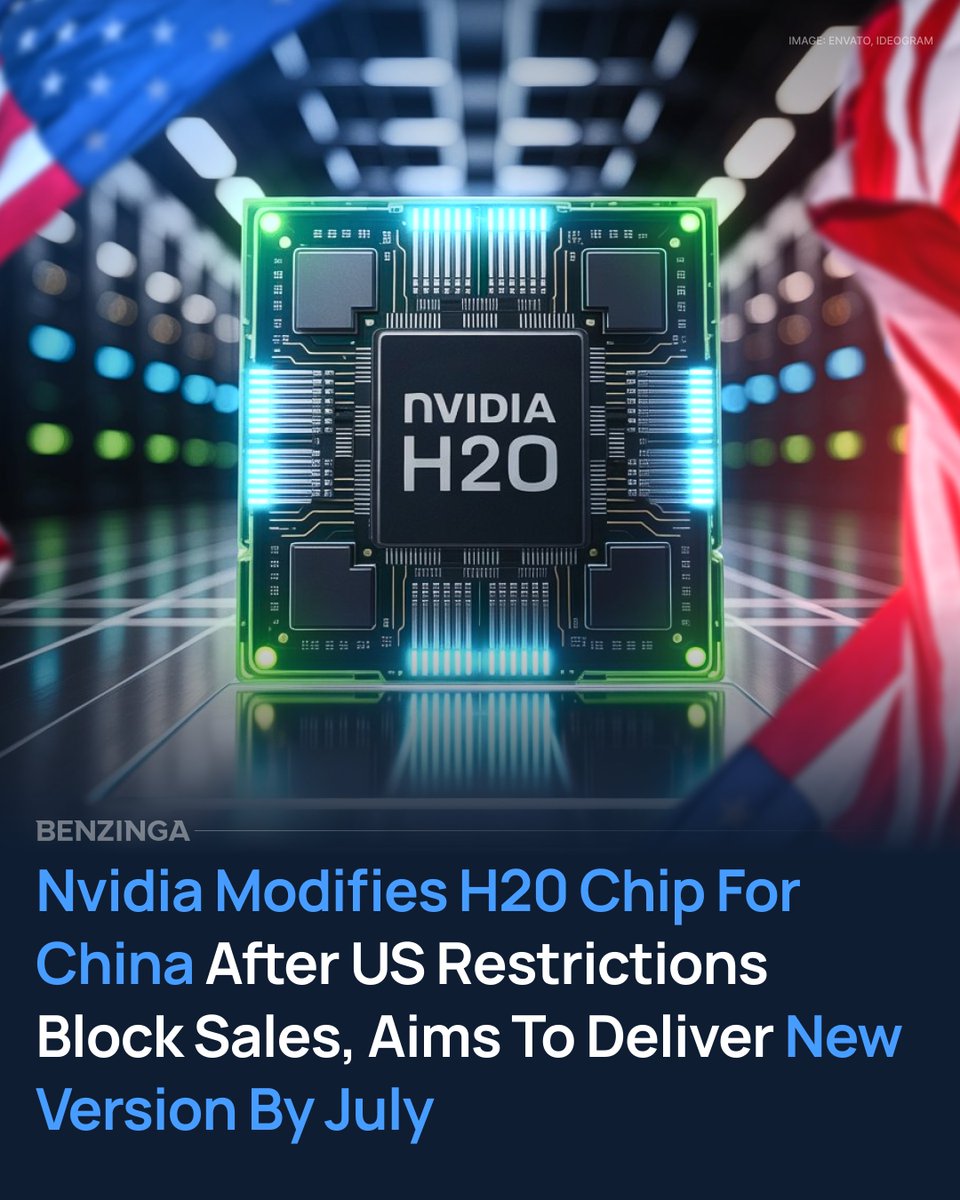 Nvidia to Launch Downgraded H20 AI Chip in China by July After $18 ...