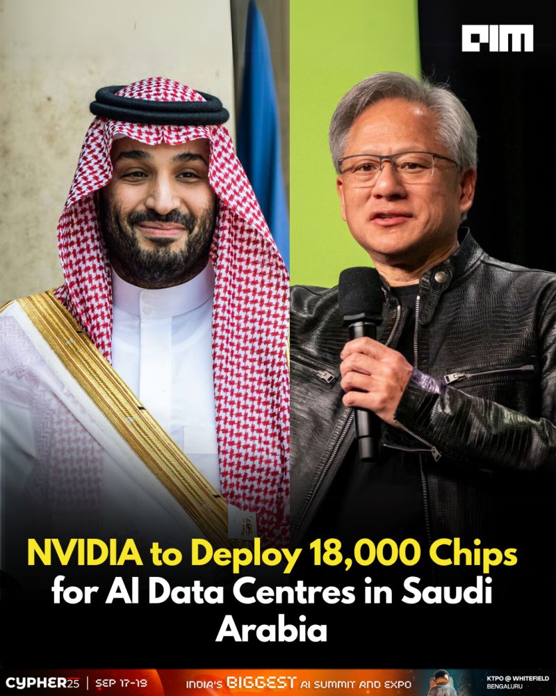Nvidia to Supply 18,000 AI Chips to Saudi Arabia's Humain for 500 ...