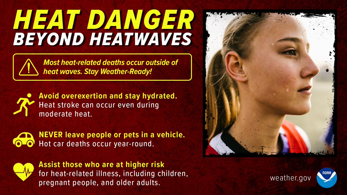 NWS Launches 2025 Heat Safety Week Amid Above Normal Temperatures ...