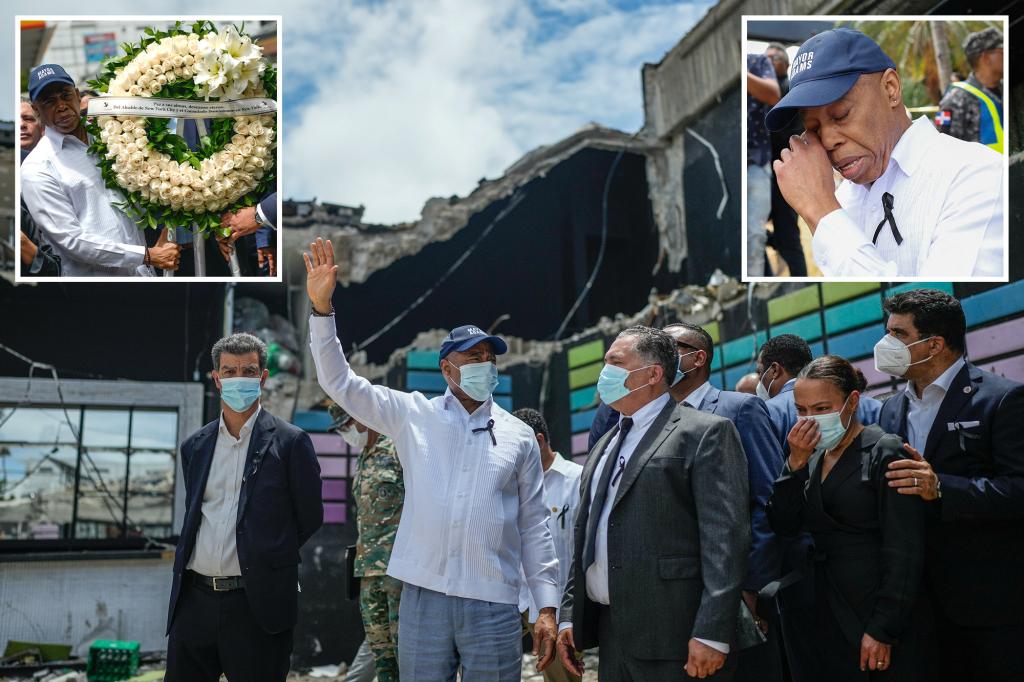 NYC Mayor Eric Adams Mourns 231 Victims of Jet Set Nightclub Collapse ...