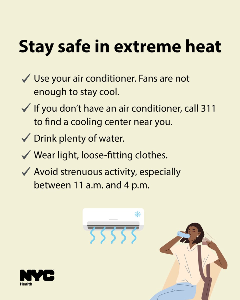 NYC Opens 500 Cooling Centers Amid Extreme Heat Warning and Heat ...