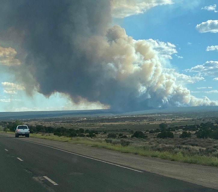 Oak Ridge Fire in Apache County, Arizona Grows to Over 6,000 Acres with ...