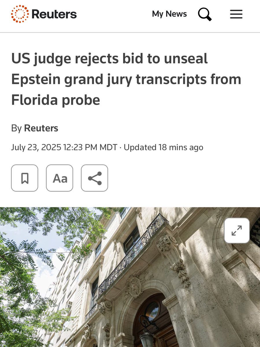 Obama-Appointed Judge Robin Rosenberg Denies Trump DOJ Bid to Unseal Epstein Grand Jury ...