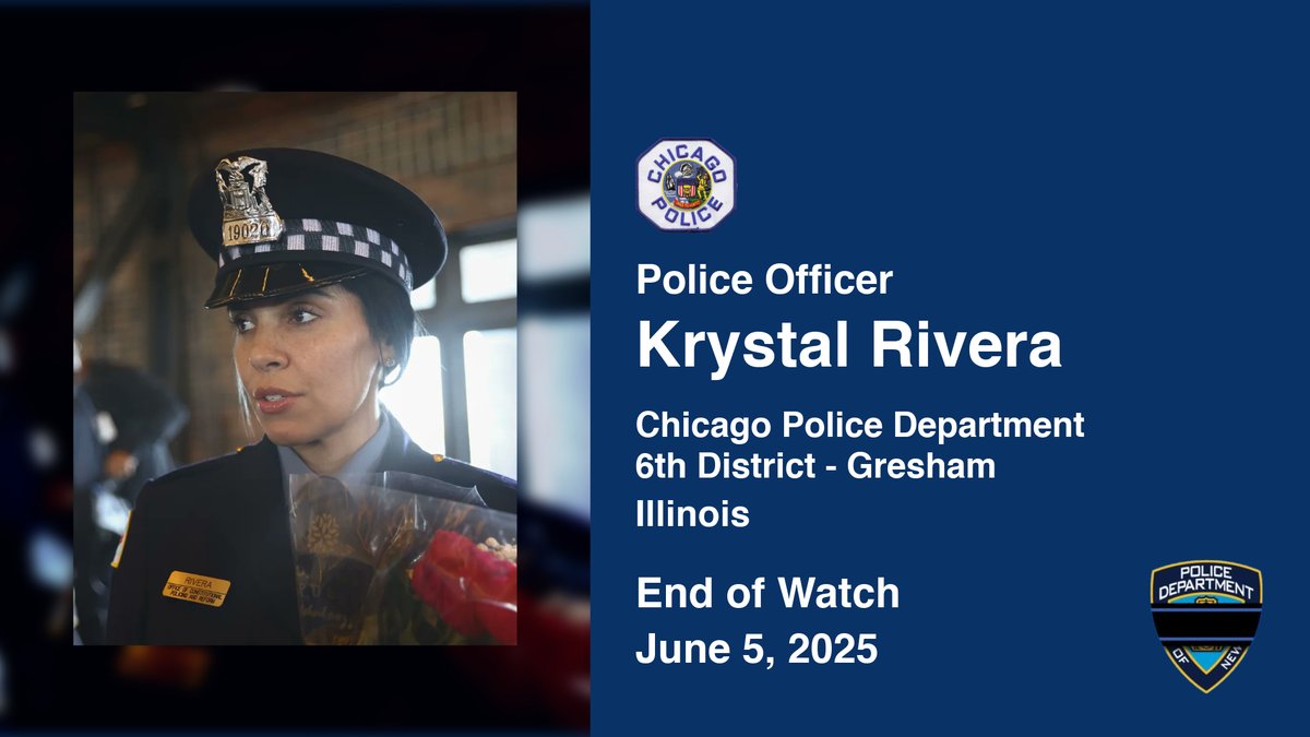 Officer Krystal Rivera, Badge #19020, Fatally Shot by Fellow Officer ...