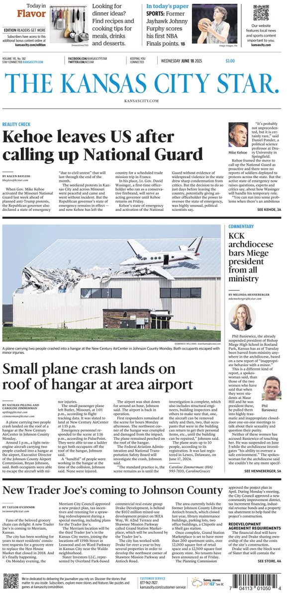 Ohio Home Hit by Small-Plane Crash; Kansas Hangar Incident Preceded It ...