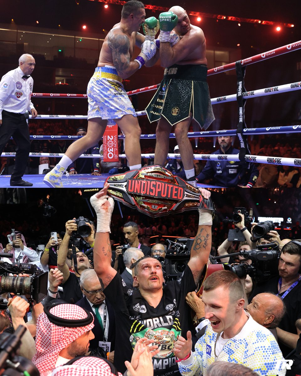 Oleksandr Usyk Becomes Undisputed Heavyweight Champion in Riyadh After ...
