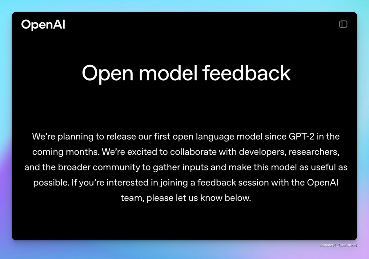 OpenAI Announces New Open-Source Language Model With Reasoning Capabilities, Seeks Community ...