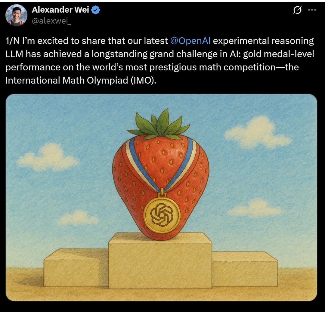 OpenAI Experimental LLM Hits IMO Gold Benchmark in AI Reasoning Leap ...