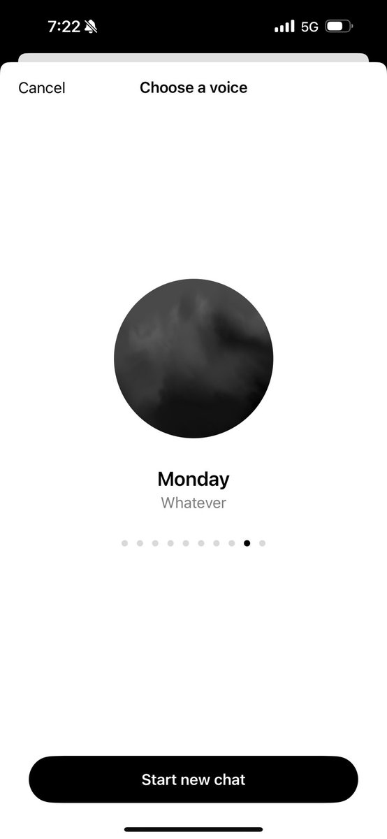 OpenAI Introduces New ChatGPT Voice 'Shade' on iOS, Described as 'Talk to Monday (ugh)' with ...