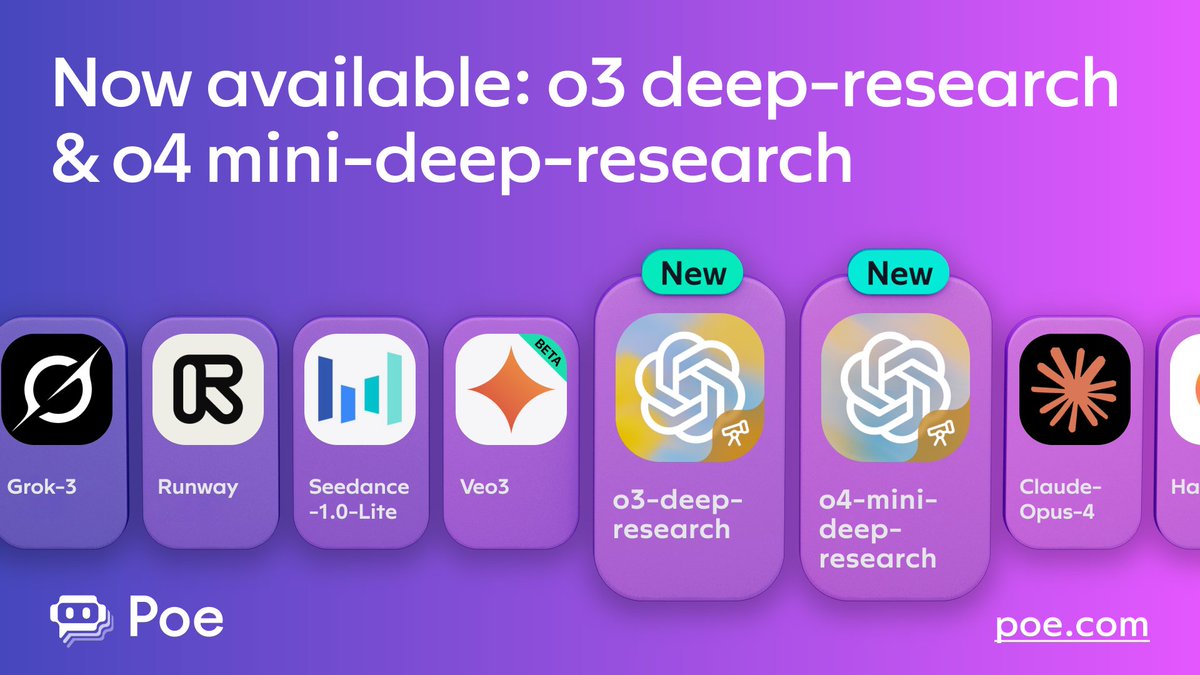 OpenAI Launches o3-Deep-Research and o4-Mini Models with Web Search at ...