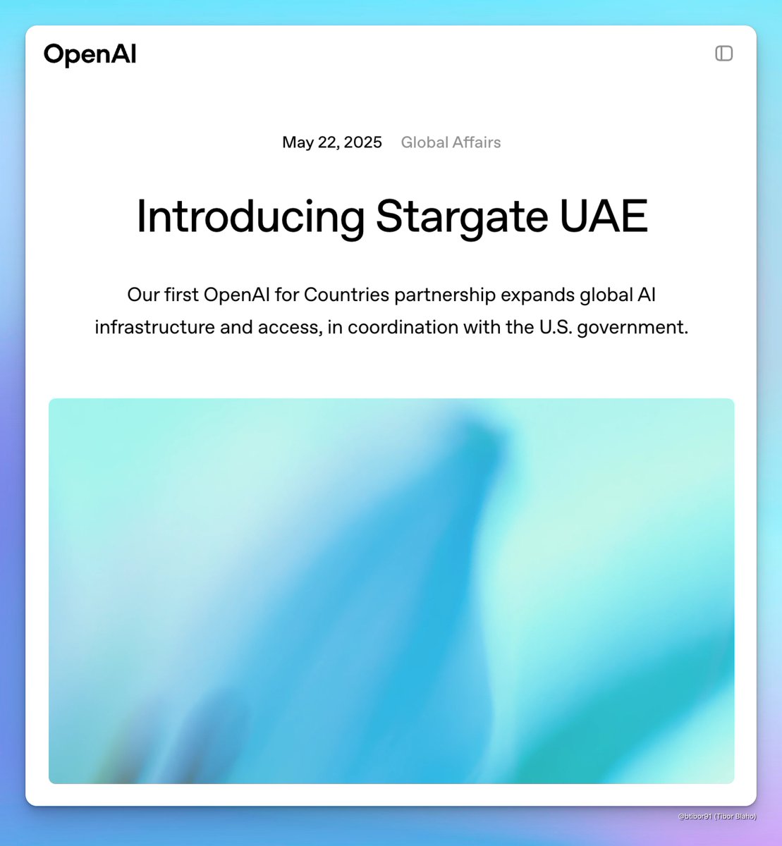 OpenAI Launches Stargate UAE in Abu Dhabi, Targeting 5 Gigawatts by ...