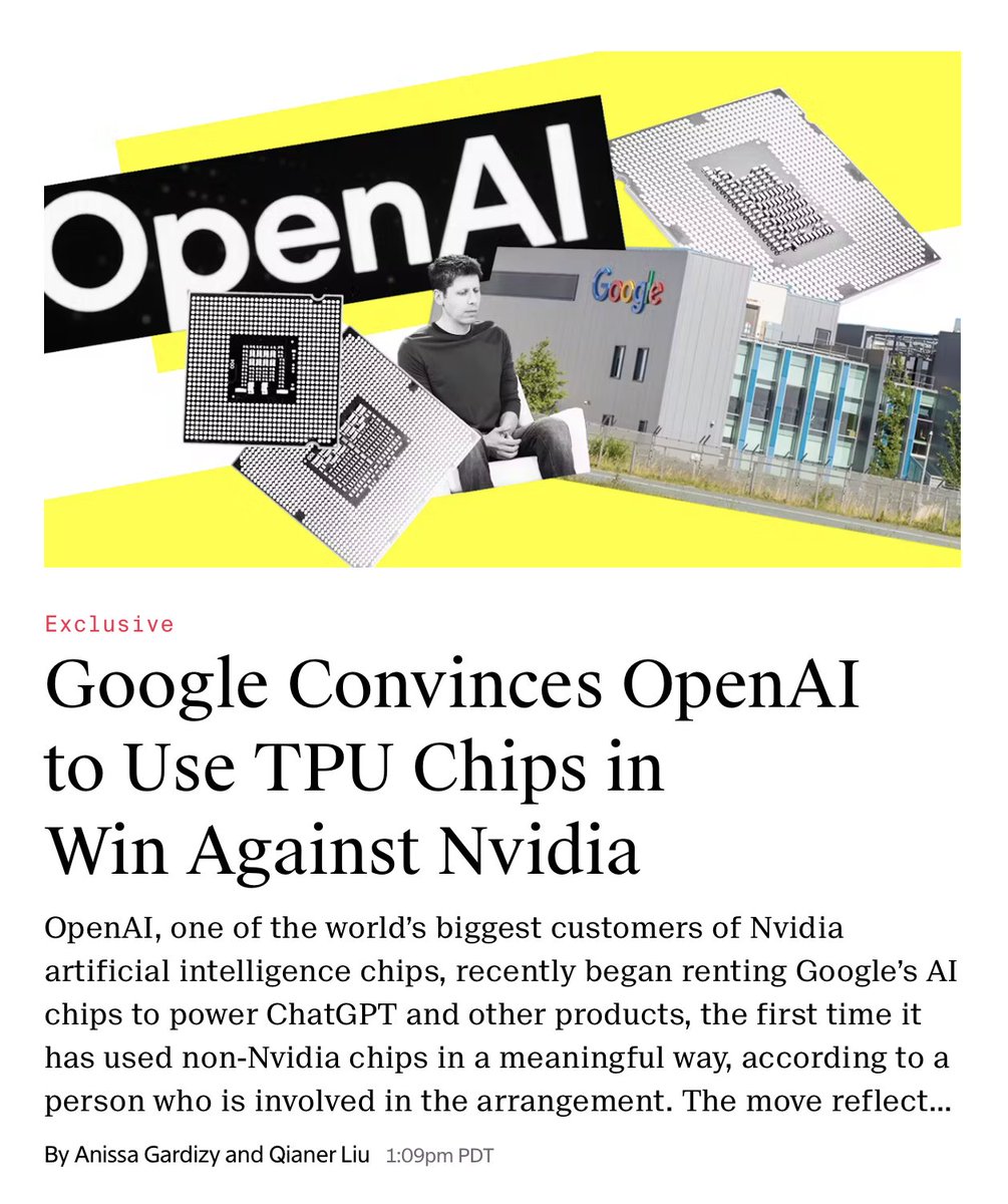 OpenAI Rents Google TPUs to Power ChatGPT, Cuts Costs Amid $4B Compute ...