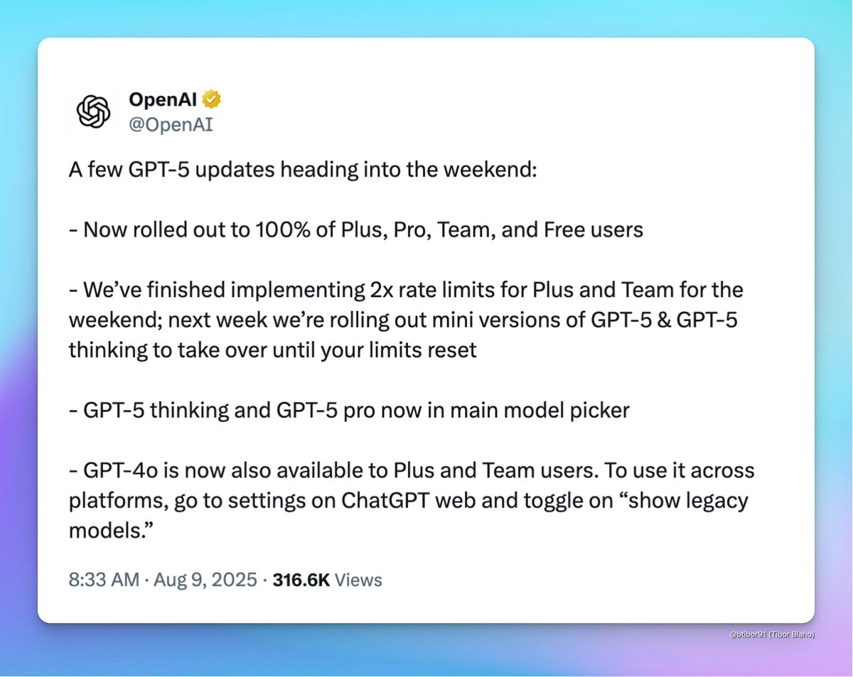 OpenAI Rolls Out GPT-5, Claims PhD-Level Reasoning for ChatGPT Users | DeepNewz AI Modeling
