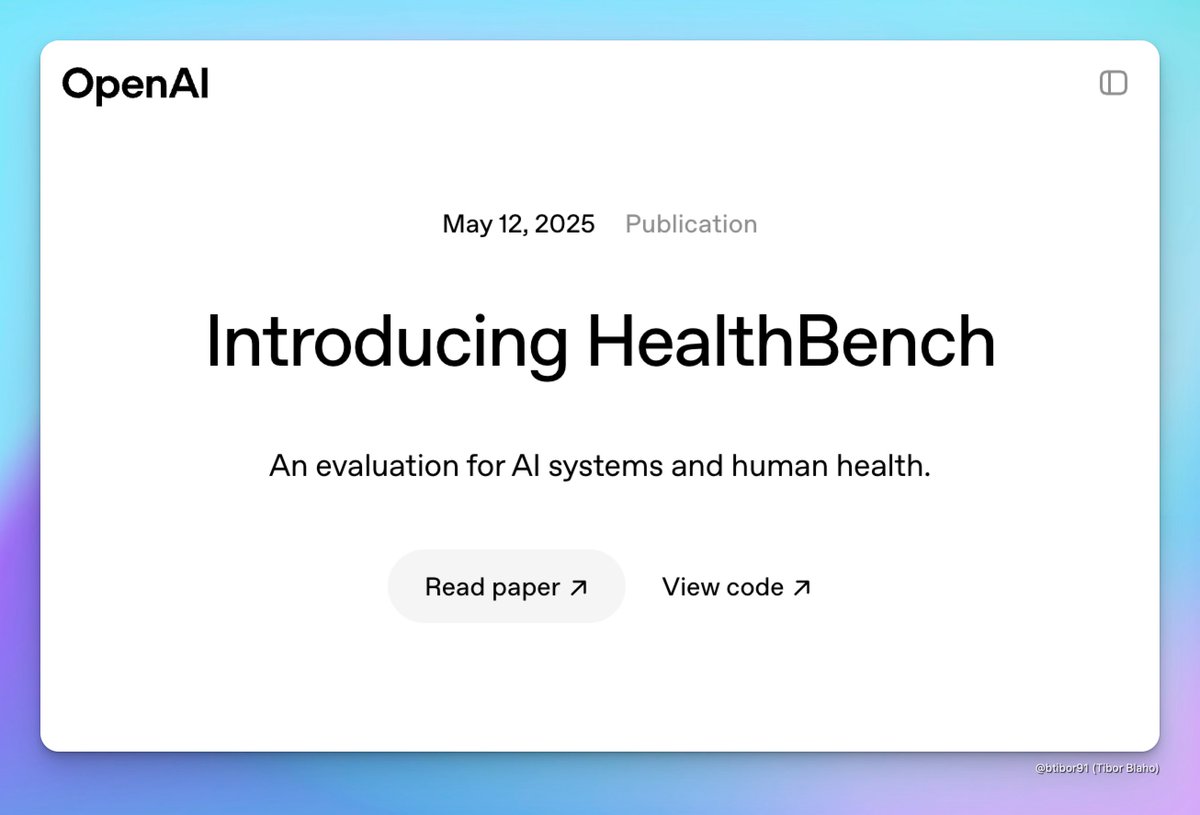 OpenAI's HealthBench Evaluates AI Models with 5,000 Conversations ...