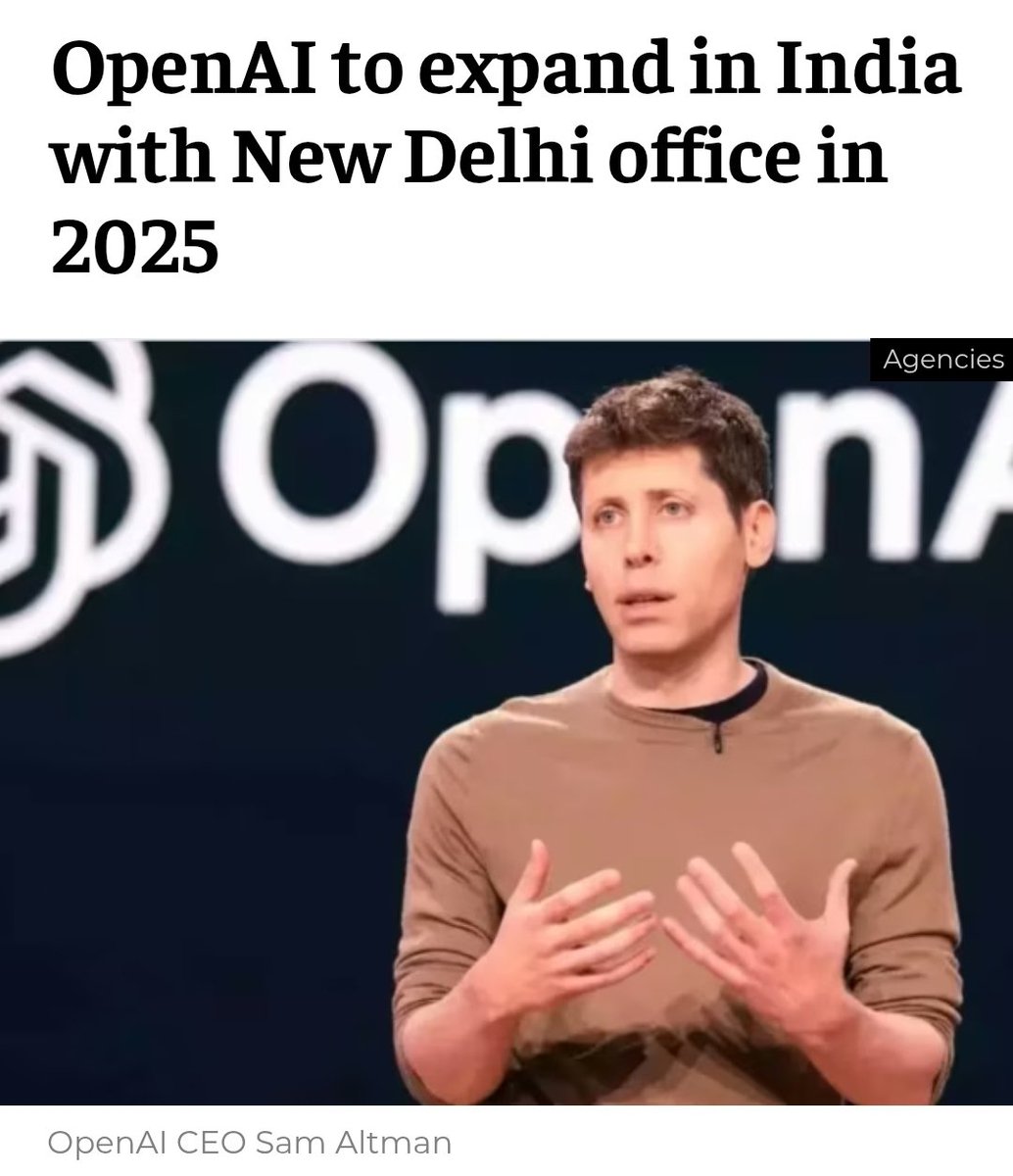OpenAI to Open First India Office in New Delhi, Launch ₹399 ChatGPT Go, Offer 500,000 Free ...