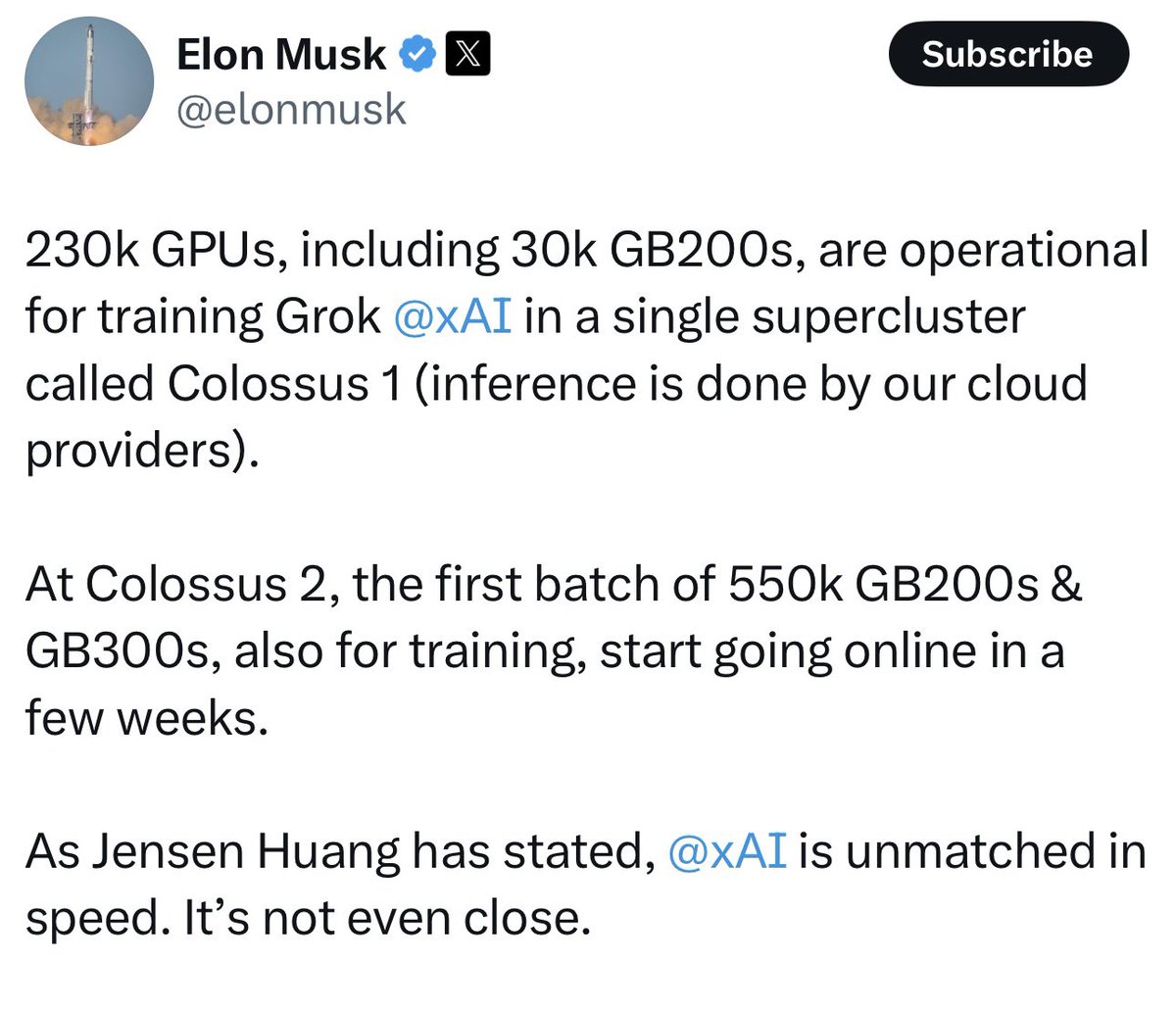 OpenAI, xAI Map GPU Push—1 Million by Year-End, 50 Million Within Five ...