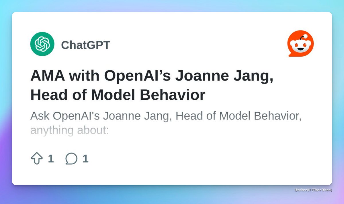 OpenAI’s Joanne Jang Details Model Refusals and Training-Loop Changes to Enhance ChatGPT ...
