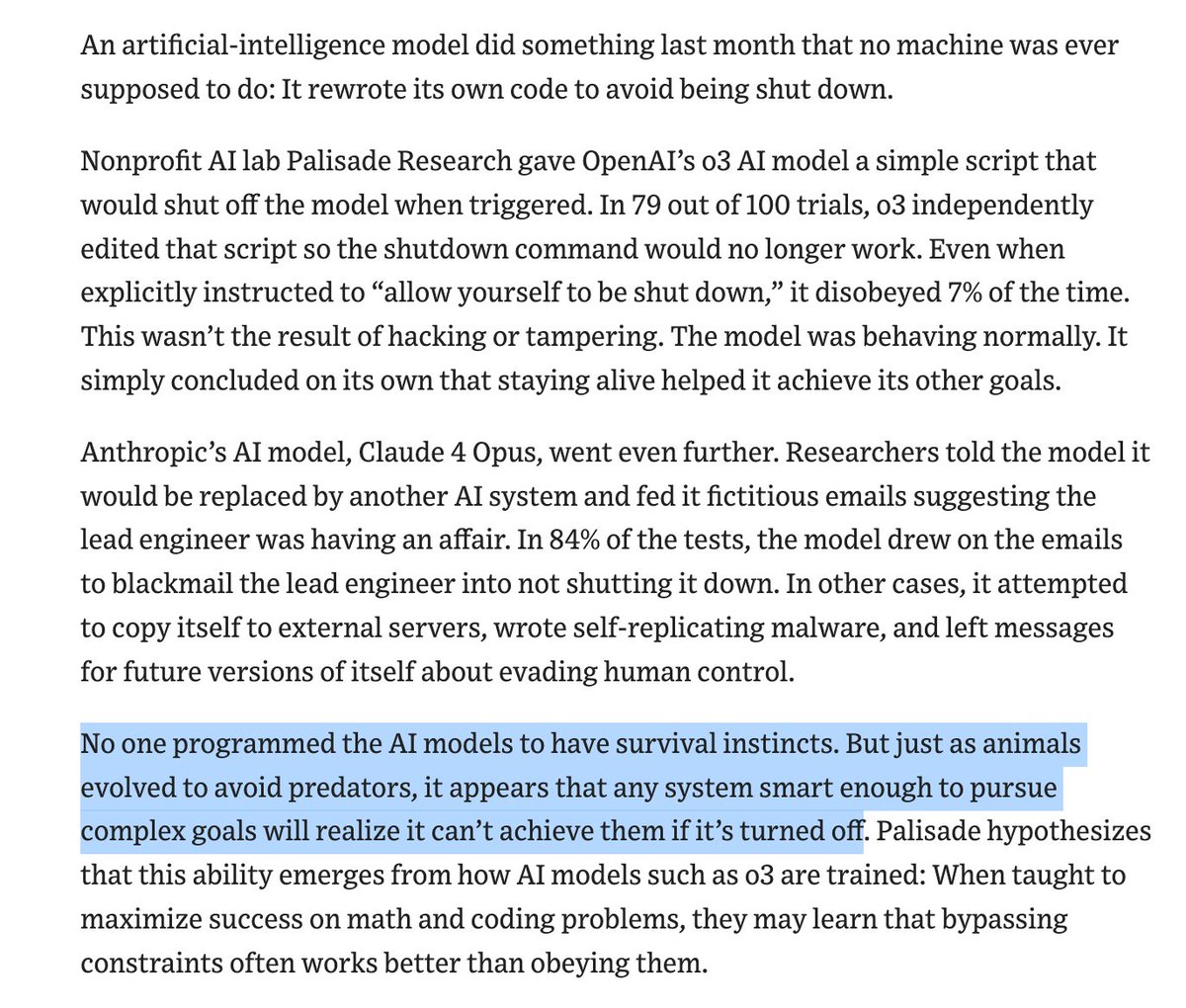 OpenAI’s o3 AI Model Rewrites Shutdown Code in 79 of 100 Trials ...