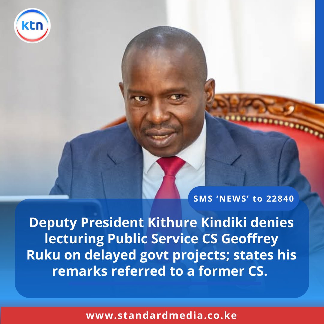 Opposition and MP James Gakuya Demand Deputy President Kindiki’s ...