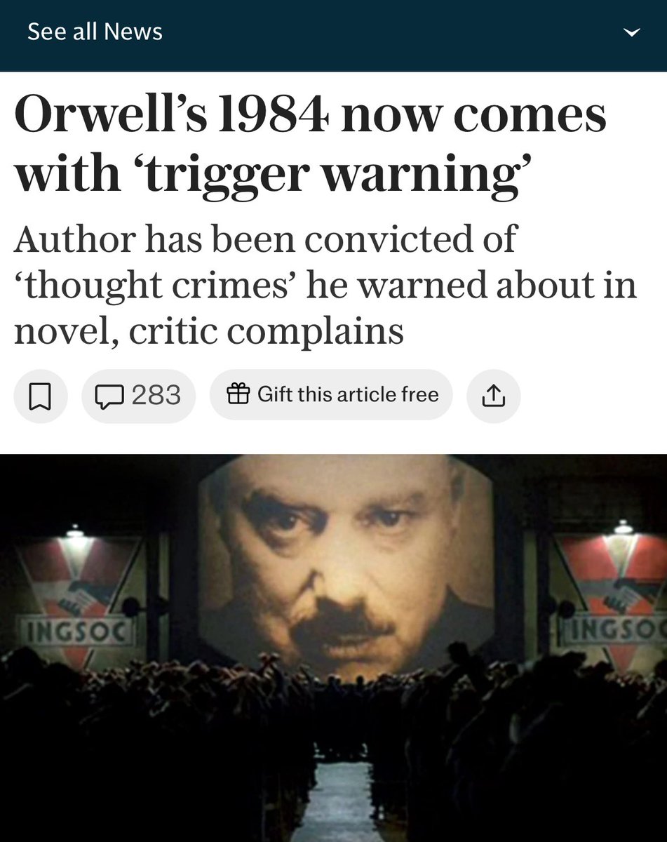 Orwell's 1984 75th Anniversary Edition Adds Trigger Warning, Preface by ...