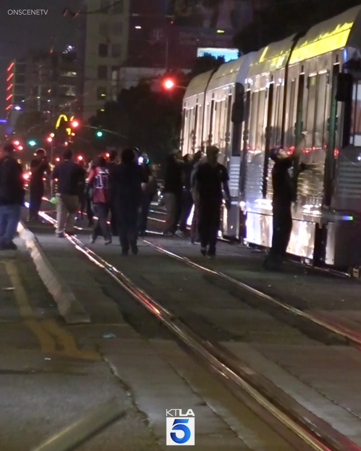 Over 1,000 Vandalize Downtown LA Trains, Businesses After Unpermitted Concert; Officer ...