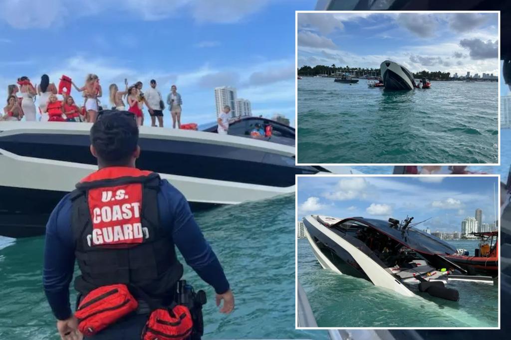 Overloaded $4.5 Million Lamborghini Yacht Sinks Off Miami Beach, 32 ...