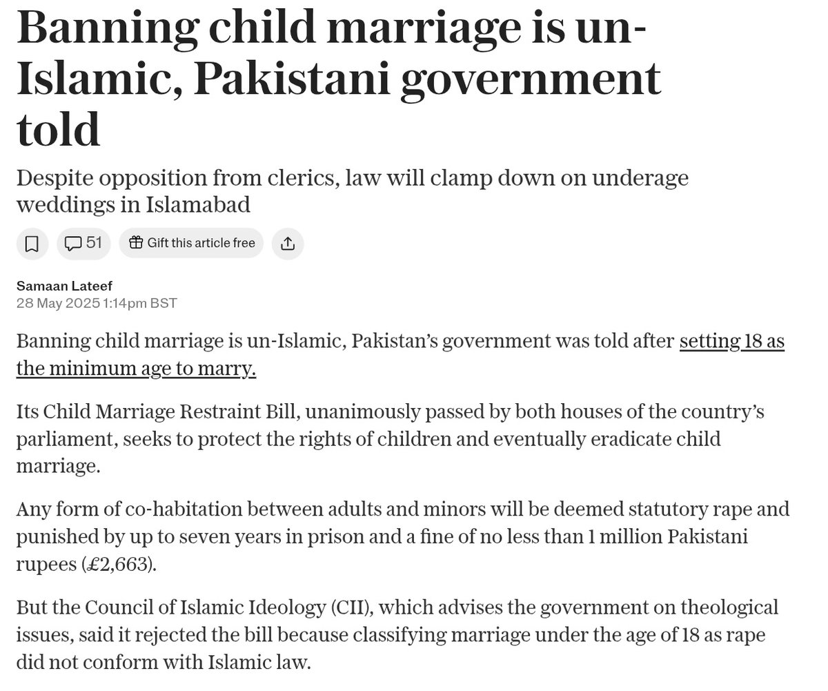 Pakistan Passes Child Marriage Bill Setting Age 18, Criminalizing ...